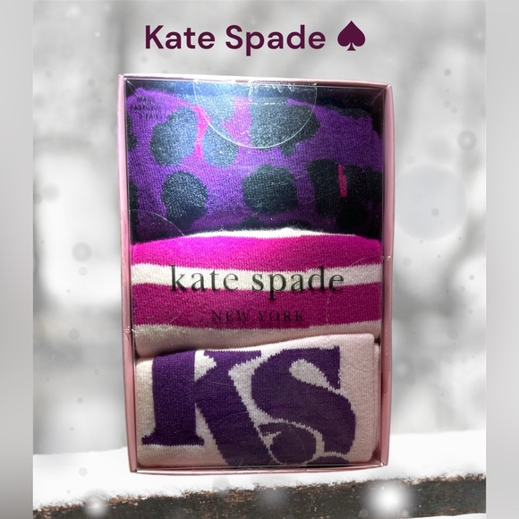 kate spade | Other | Nib Kate Spade New York 3pack Crew Socks | Poshmark